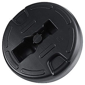 DEWIN Umbrella Base - Patio Umbrella Base Stand For Weights Plastic Replacement Parts, Umbrella Stand,Fillable Mobile Umbrella Base, Plastic Outdoor Patio Yard Garden Round Shape Water Stand