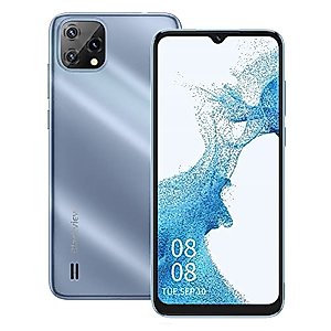 Blackview Android Phone, A55 Phone, 4G Dual SIM Unlocked Cell Phones, 3 SIM Card Slots, 16GB ROM/SD 128GB Expand Unlocked Smartphones, 4780mAh Cell Phone, Android 11 OS/6.5" HD/Face ID T-Mobile Phone
