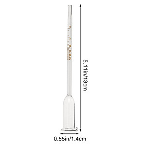 Healvian Vinometer for Wine, 0-25% Meter Tester Alcoholmeter Tester for Measuring The Percentage of in Wine