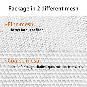 Runtoo 2 Pack 36 x 36 inches Extra Large Laundry Bag Delicates Wash Bags Camp Travel Heavy Duty Zipper Big Net Sweater Curtain Bedding Robes Blanket Jumbo Toys Organizer