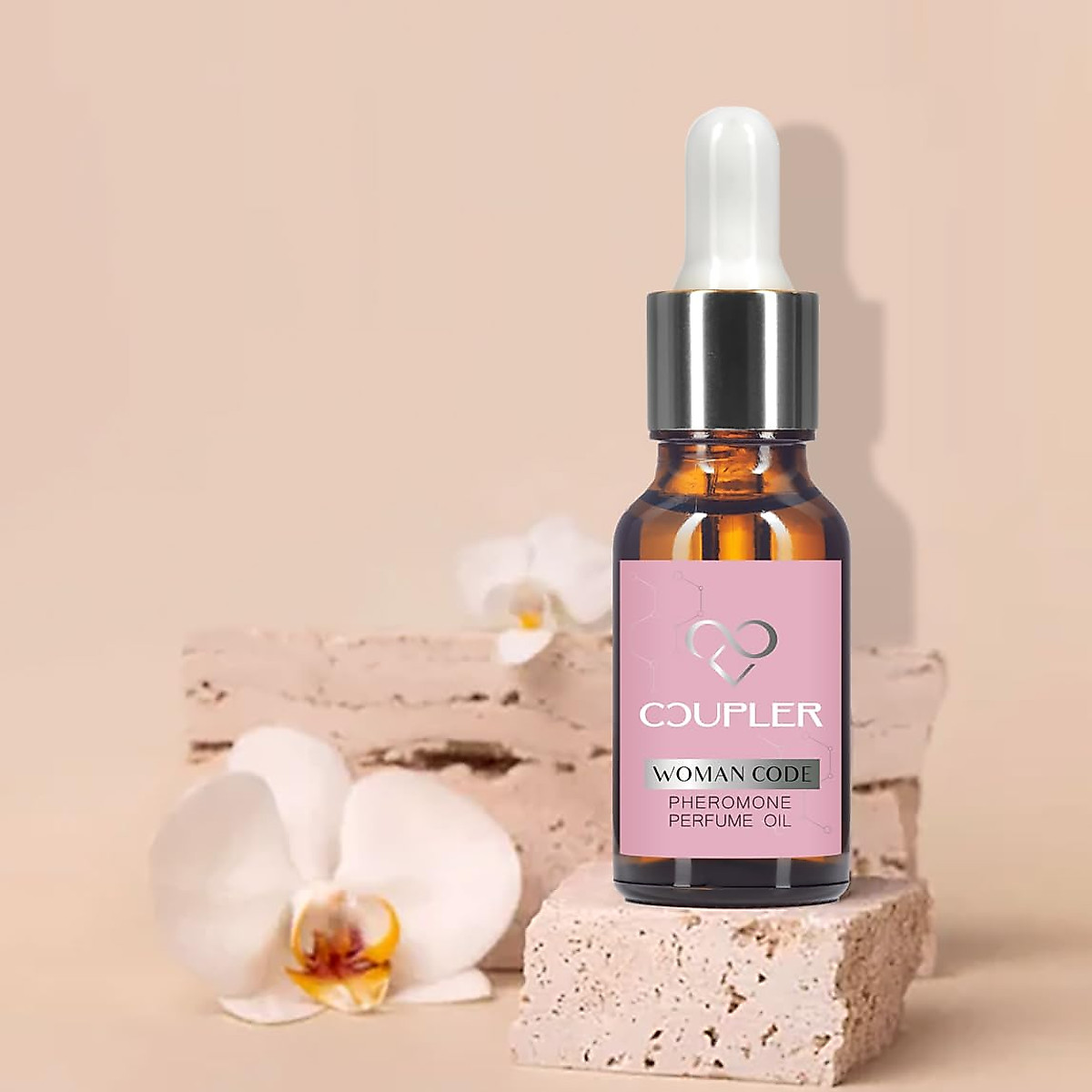 COUPLER Pheromone Oil for Women -Pheromone Perfume for Her-Female Pheromonas-Feromonas Concentradas para Mujer -Excellent Gift Idea 10ml