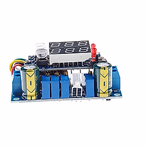 5A Buck Converter, KNACRO Voltage Regulator Board DC 6-36V Down to 1.25-32V 5A CC CV MPPT Solar Controller Module 24v to 12v 5v for Car Power Supply