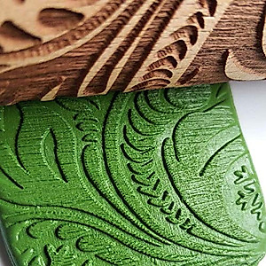 rolling pins for baking,embossed rolling pin, Engraved Embossing Rolling Pin Kitchen Decor Tools for Baking Embossed Cookies,Birthday Gifts for Women, Gift for Women,Mom Birthday Gift(Flower)