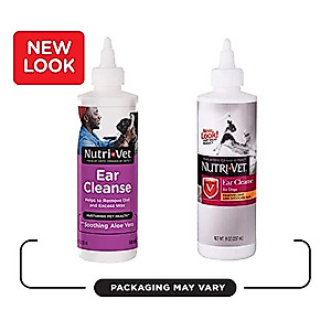 Nutri-Vet Ear Cleanse for Dogs - Ear Cleaner & Deodorizer - 8 oz