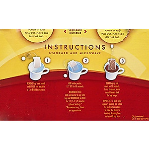 Folgers Coffee Singles Classic Roast Coffee Bags, 6 Ounce, (Pack of 38)