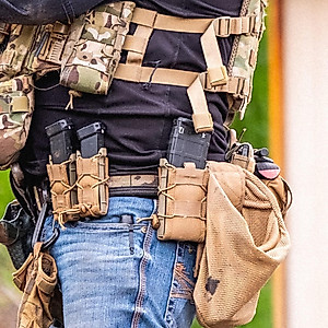 High Speed Gear® - Original Taco® MOLLE Mag Pouch, Police Gear & Military Gear, Tactical Magazine Pouch for Professionals (Coyote Brown)