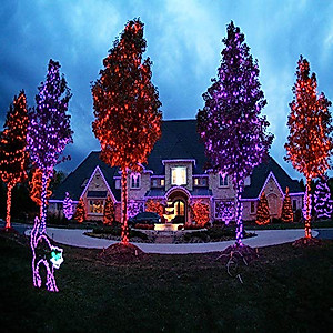 Solar String Lights, 200 LED 72ft Christmas Lights String, Outdoor String Lights, LED Lighting String 8 Modes Waterproof, Outdoor Decorations for Home Party Garden Patio Yard Holidday Lawn Purple