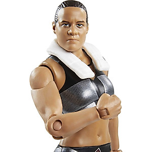 Mattel WWE Shayna Baszler Fan TakeOver 6-in Elite Action Figure with Fan-voted Gear & Accessories, 6-in Posable Collectible Gift for WWE Fans Ages 8 Years Old & Up