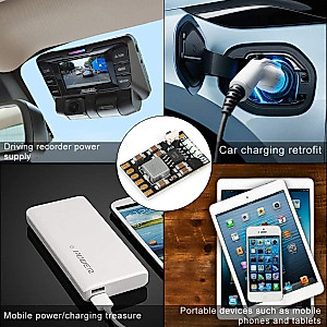 JoohcUngir 12pcs 18 650 Lithium Battery Charger Board 5V 1A TP4056 Charging Module with Battery Protection BMS and Charge Discharge Integrated Module 2A 5V Charging Boost Mobile Power Protection