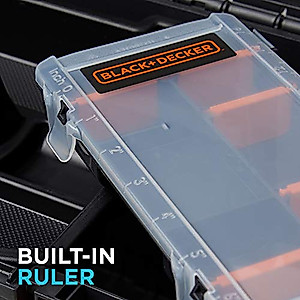 beyond by BLACK+DECKER Tool Box & Organizer, 16-Inch, 10-Compartment (BDST60096AEV)
