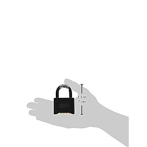 Master Lock Combination Lock, Set Your Own Combination Lock, Indoor and Outdoor Padlock, Weatherproof Code Lock, 178D