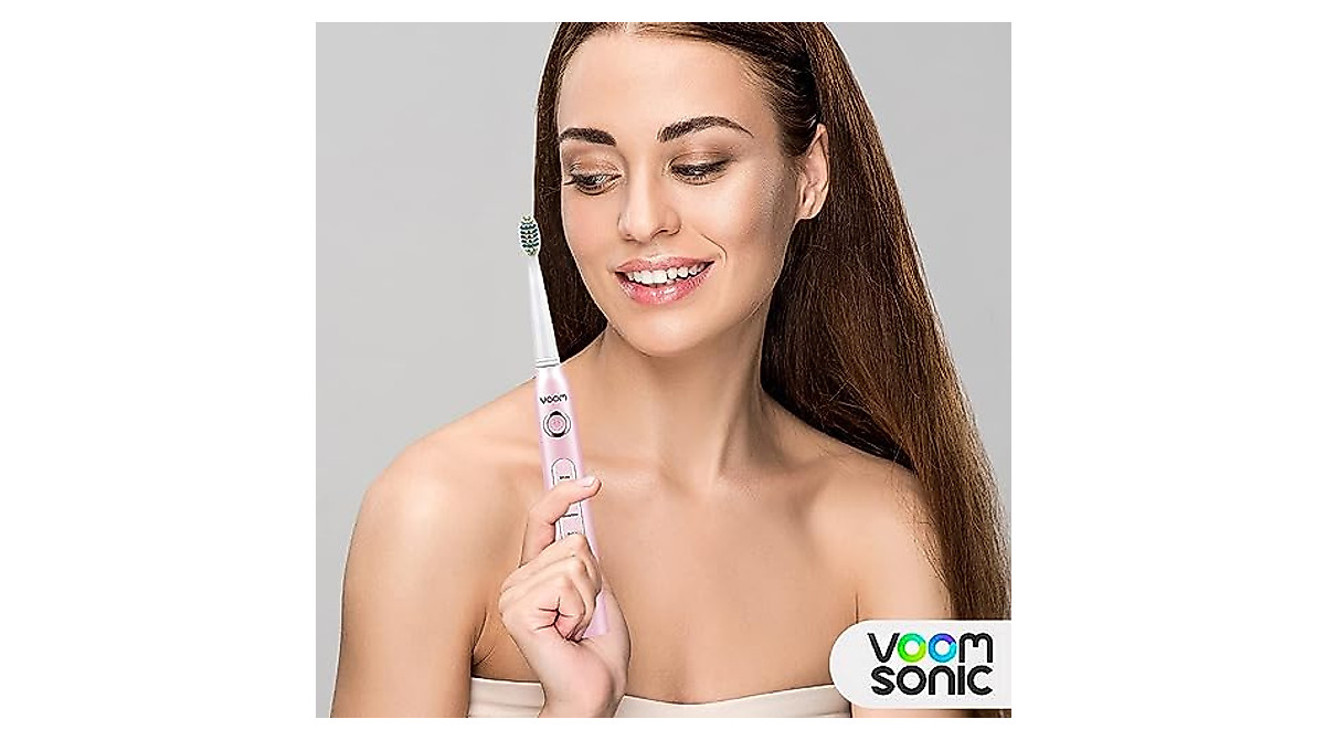 Voom Sonic Pro 5 Electric Toothbrush for Adults | Ultrasonic, 5 Modes