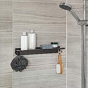 Better Living Products 11680 GLIDE Shower Shelf, Black