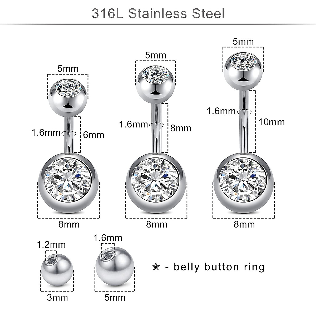 JIESIBAO 75PCS Mixed-size Piercing Kits for All Piercings,Stainless Steel Piercing Kit 14G 16G 18G 20G Piecing Needles for Ear Cartilage Tragus Nose Septum Lip Nipple Piercing Tools