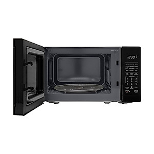 SHARP SMC0760KB Compact Oven with Removable 10" Carousel Turntable, Cubic Feet, 700 Watt Countertop Microwave, 0.7 CuFt, Black