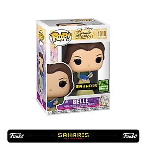 POP! Beauty and The Beast: Belle in Green Dress with Book 2021 Spring Convention Exclusive