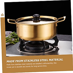 SHOWERORO Kitchen Cooking Pots Stainless Steel Cooking Pot Kitchen Stainless Steel Cookware