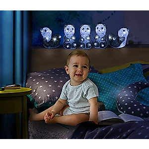 Anycosy LED Panda Lights, 8FT 5 Panda Decor Lights, for Patio Fence Garden Birthday Party Indoor Outdoor Decoration (Panda)