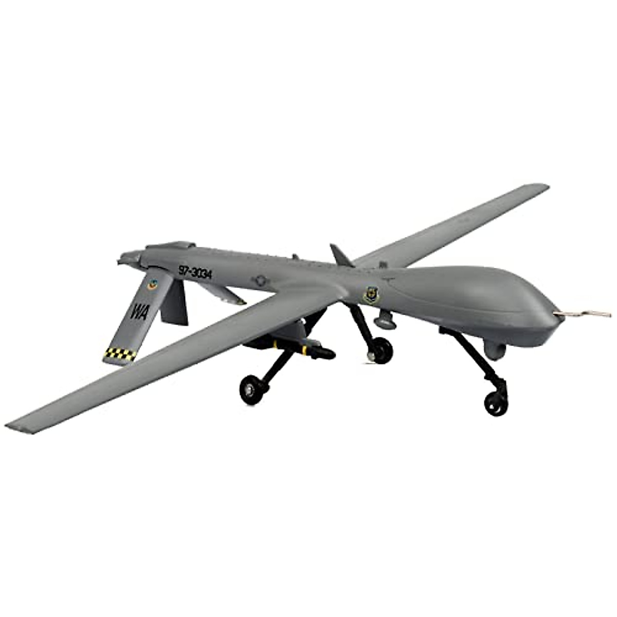 NUOTIE MQ-1B Predator Drone 1/72 Metal Airplane Model Kits with Stand CAFB 432nd Wing DieCast Alloy Fighter Model Pre-Build Military Aircraft Collection for Display or Gift