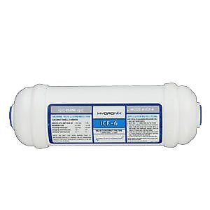 CFS Compatible for Humiditreat, SCL10-B, 461914-10,Scale Reducing Inline Filter for Whole House Humidifiers 1/4" QC Straight