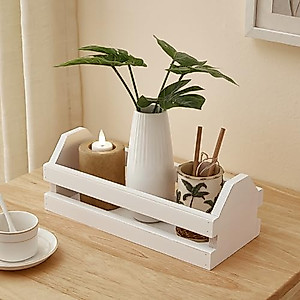 Roeveca Toilet Tank Tray Basket Toilet Paper Storage Farmhouse Decor Toilet Tank Topper Bathroom Storage Organizer Bathroom Organizer Countertop Container