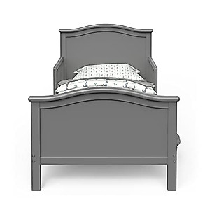Child Craft Camden Toddler Bed with Guard Rails (Cool Gray)