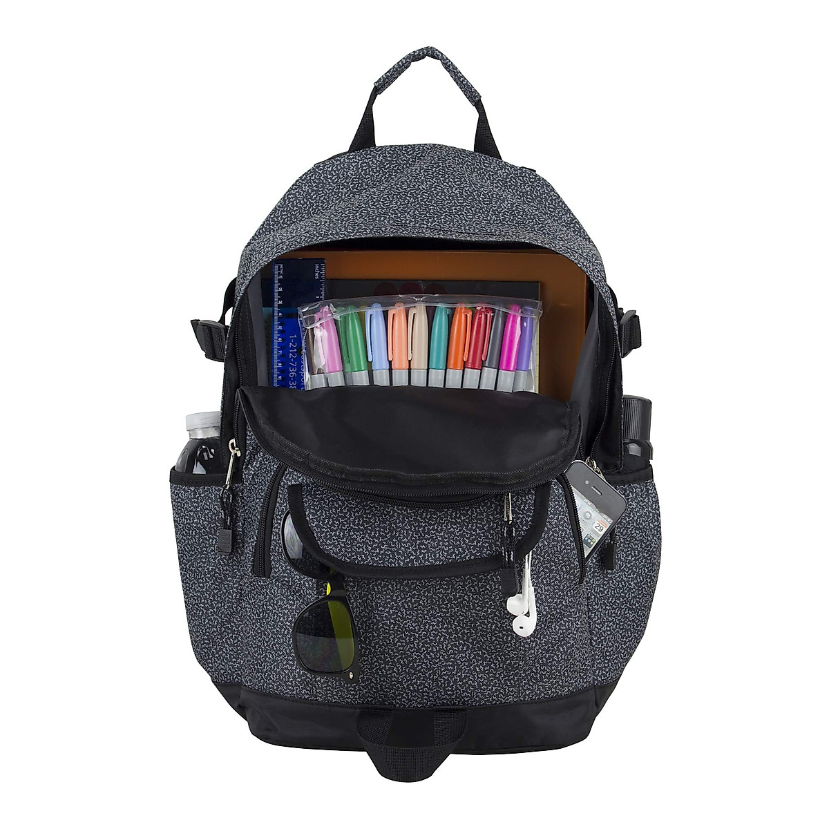 Eastsport Multi-Purpose Millennial Tech Backpack, Zig Zag