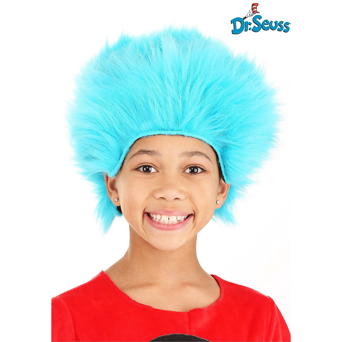 elope Dr. Seuss Thing 1 & Thing 2 Plush Costume Wig for Kids