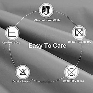 PureFit Outdoor Couch Cover Waterproof Patio Sofa Furniture Covers, 3-Seater Outdoor Cover with Air Vent and Handles, 78W x 35D x 35H Inches, Gray