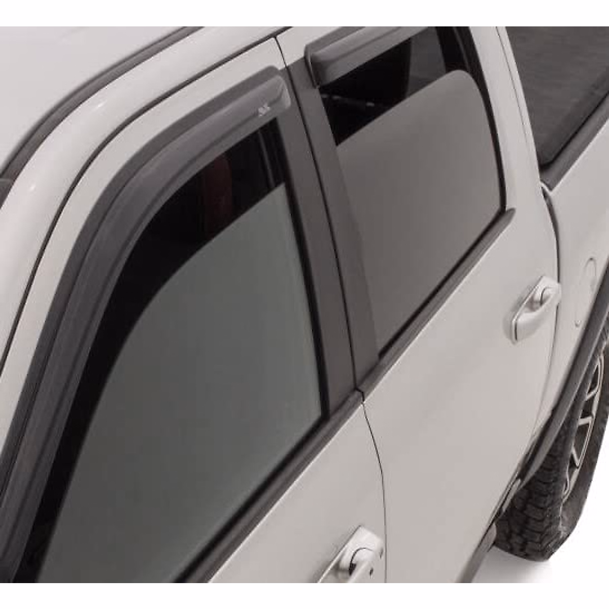 Auto Ventshade [AVS] Ventvisor / Rain Guards | Outside Mount, Smoke Color, 4 pc | 94963 | Fits 2006 - 2009 Toyota Prius