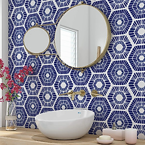 Scandinavian Geometric Pattern Wall Stencil - Wall Stencil, Accent Wall Stencil, Floor Stencil, Modern Wall Stencil - Use Stencils for A Wallpaper Look