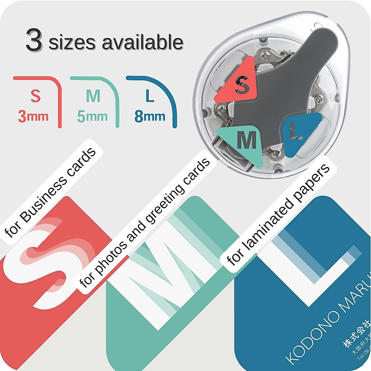 New Sunstar Kadomaru Pro, Corner Cutter (S4765036) (Kadomaru Pro) with Authentic Hologram US, UK, EU Only