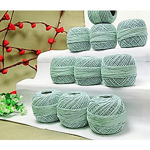S2J Knitting Thread Cotton Crochet Tatting Yarn Set of 10 Pcs Embroidery Ball