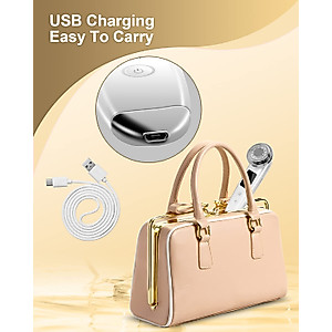 Face Massager Electric Face Lifting 4 in 1 Facial Massager Anti Aging Skin Tightening Firming Skin Care Tools (White)