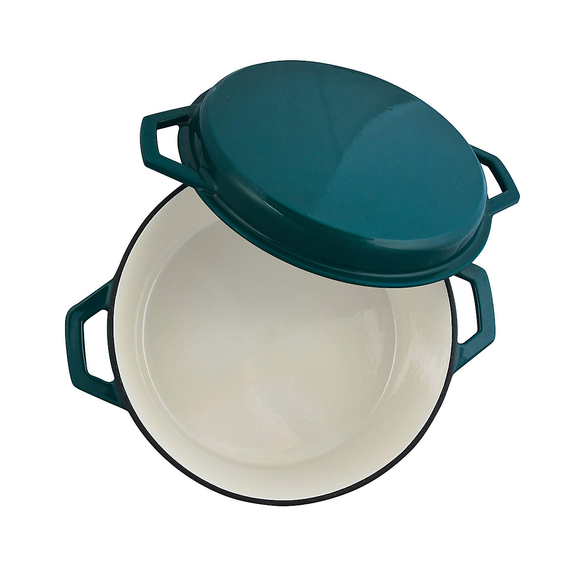 Taste of Home® 7-quart Enameled Cast Iron Dutch Oven with Grill Lid