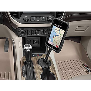 WeatherTech CupFone Two View with Extension, Cell Phone Holder for Car, Phone Mount - Universal Cup Holder Fit
