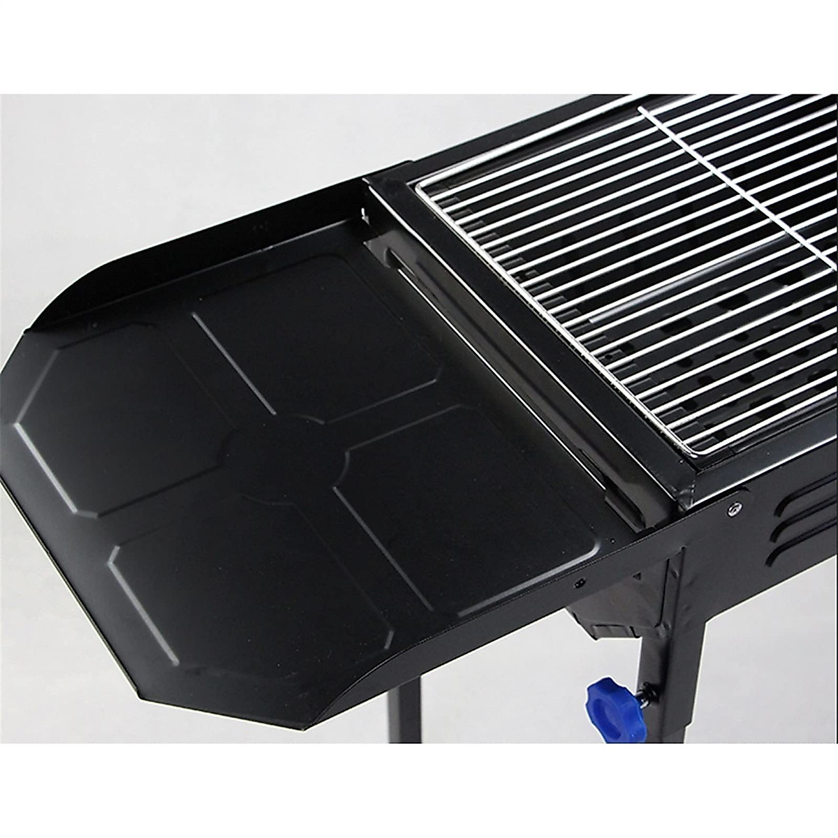 bjyx Barbecue Grill Folded Charcoal BBQ Grill Set,Stainless Steel Large BBQ Charcoal Grill Smoker Barbecue for Outdoor Cooking Hiking Picnics Portable