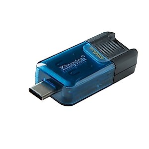 Kingston DataTraveler 80 M 256GB USB-C Flash Drive | USB 3.2 Gen 1 | Up to 200MB/s | DT80M/256GB
