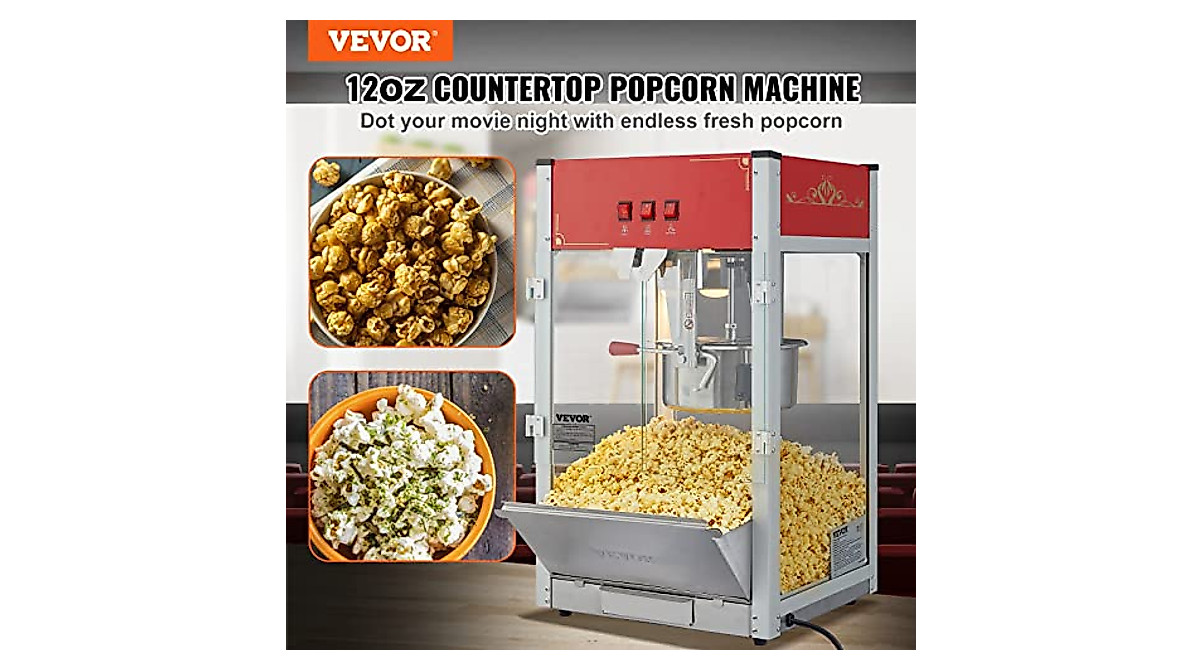 VEVOR 12 Oz Popcorn Machine - Perfect for Events