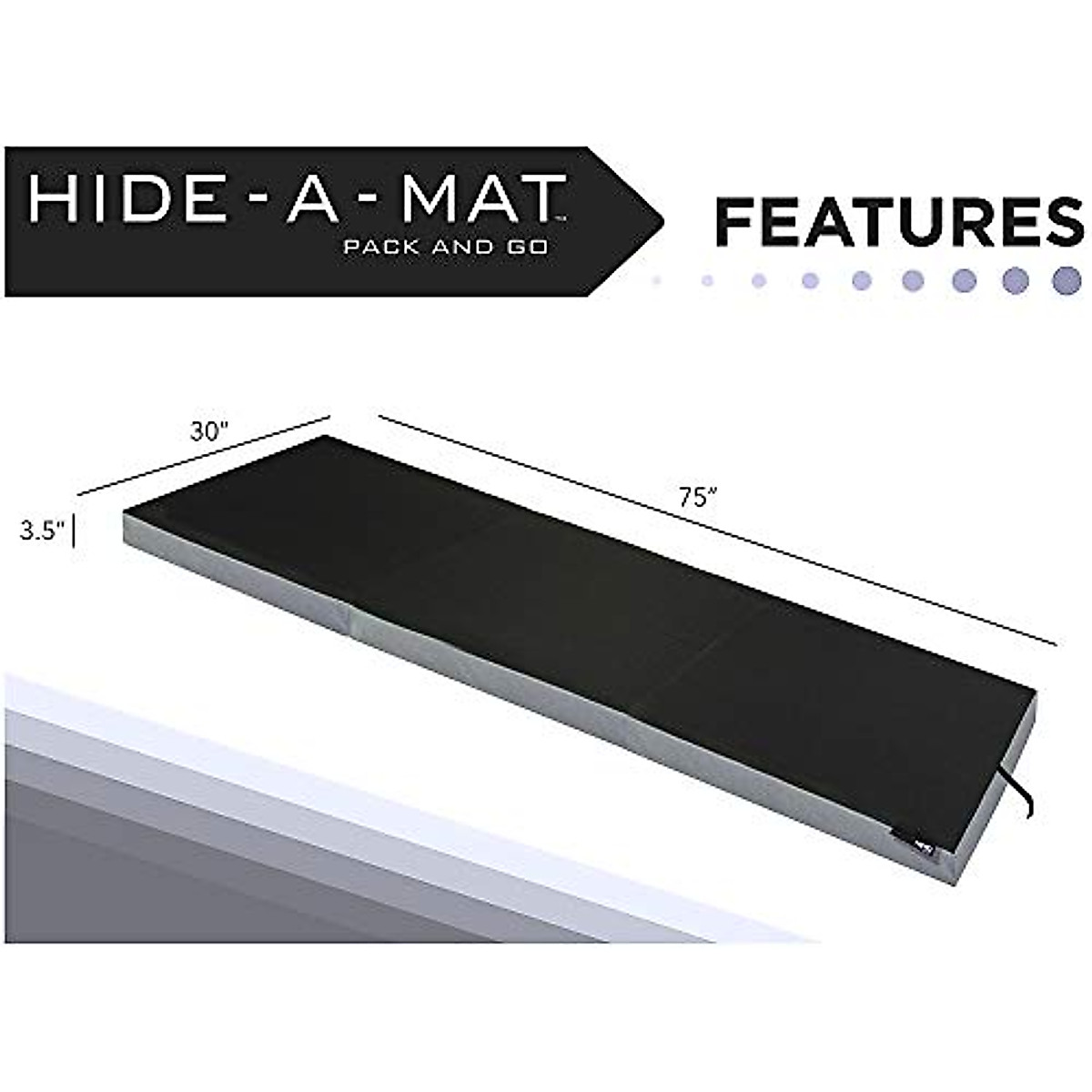 American Furniture Alliance Trifold Hide'A Mat Jr. Twin