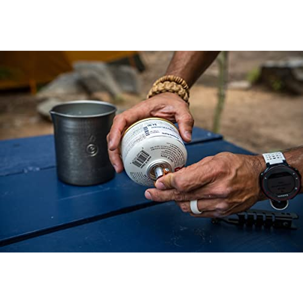 OUTDOOR ELEMENT Handled Pot Gripper and Fuel Canister Recycle Tool