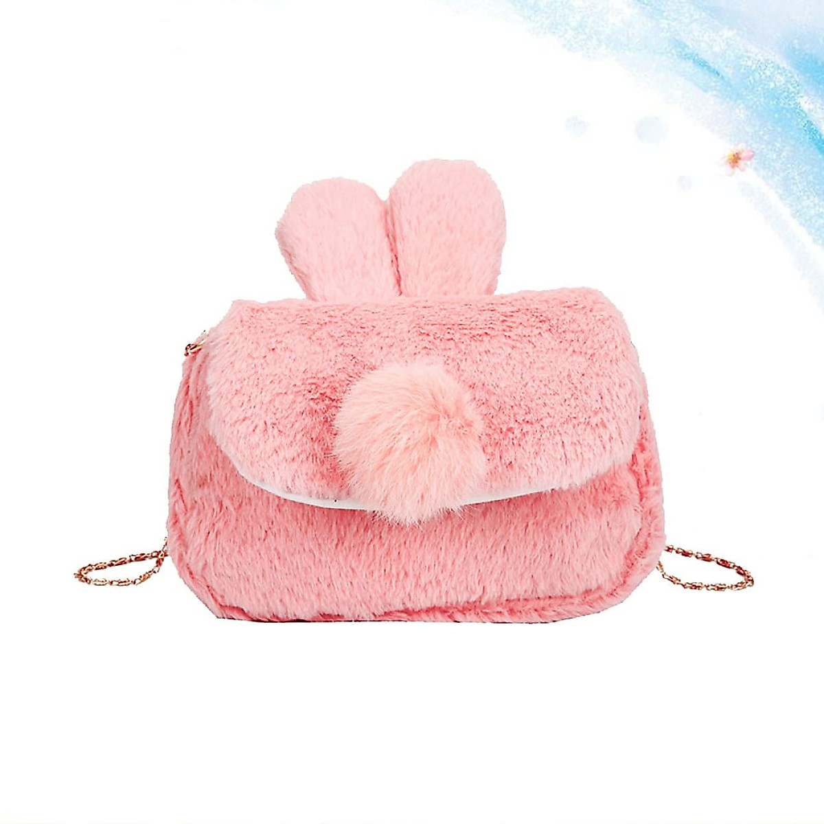 VALICLUD 2pcs Body Cross Bag for Women Womens Sling Bags Crossbody Womens Cross Body Purses Crossbody Bag for Women Womens Crossbody Plush Crossbody Bag Shoulder Bag Women's Fur Bag Rabbit