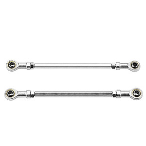 PRO BAT 2pcs 210mm Universal 11" x 5/16 8mm Tie Rod End Steering Kit Go Kart Off Road Dirt Bike ATV