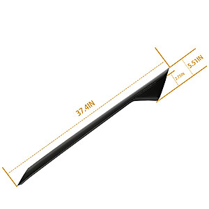 Windshield Trim Molding A-Pillar, Compatible with Ford Explorer 2011-2019, Front Outer Left Driver & Right Passenger Cover, Window Trim Moulding, BB5Z7803136AA, BB5Z7803137AA, Plastic Windshield Trim