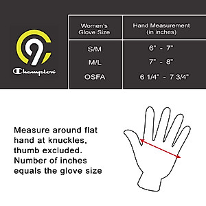 C9 Champion Women's Lightweight Black Quilted Glove, Touch Screen Friendly, L/XL