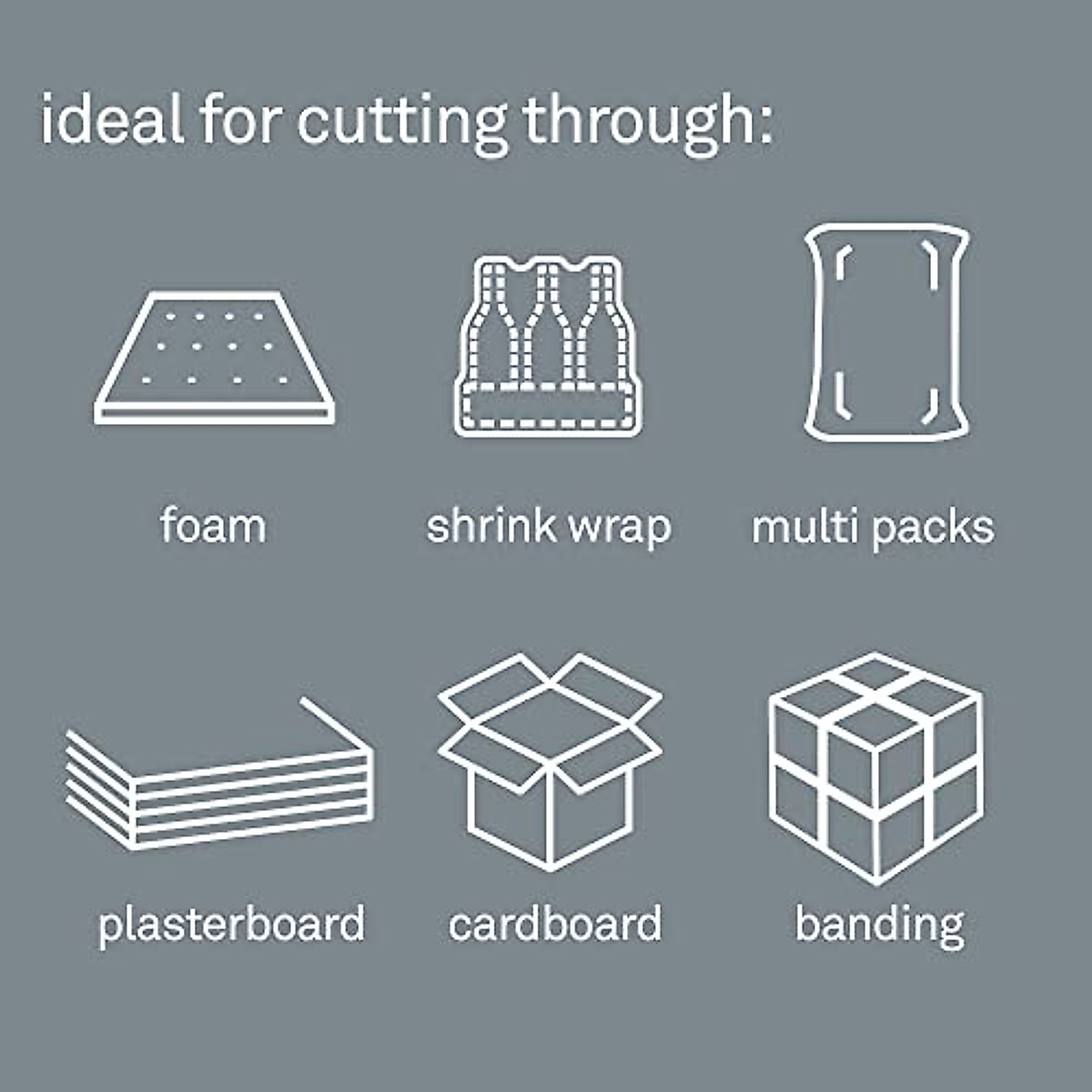 Slice 10560 3" Extra Long Insulation Foam Tool, Designed for Foam Cutting, Finger Friendly, Ceramic Blade, Automatically Retracts