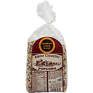 Amish Country Popcorn | 2 lb Bag | Rainbow Popcorn Kernels | Old Fashioned, Non-GMO and Gluten Free (Rainbow - 2 lb Bag)