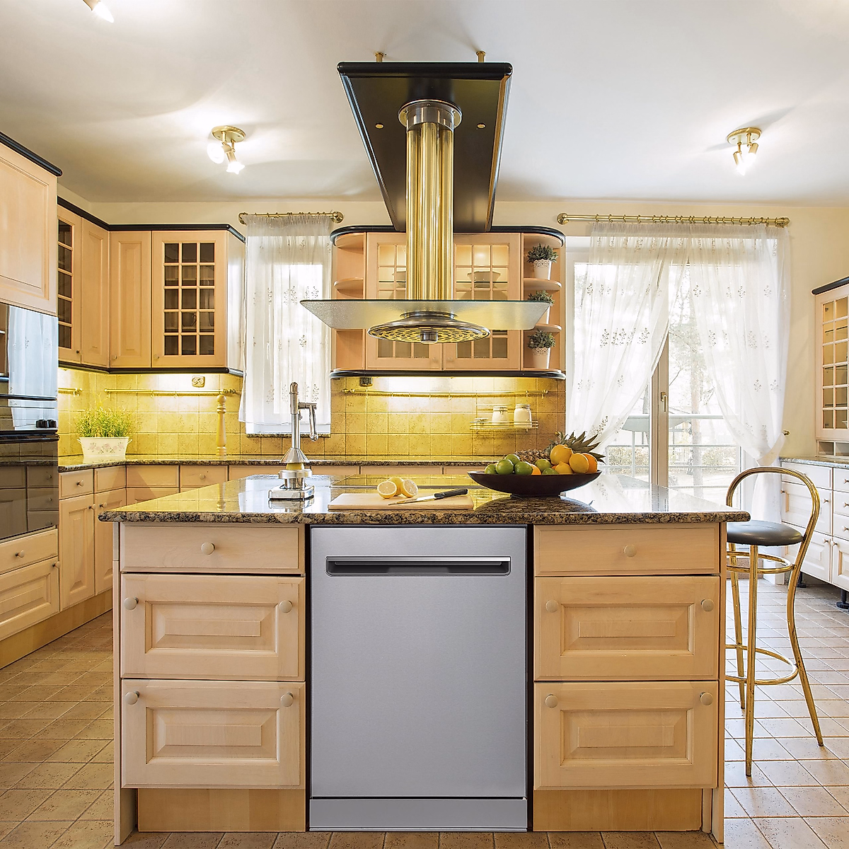 DUURA Elite DE1200DWDSS Dishwasher 24-Inch Built in with 6 Wash Options and 6 Automatic Cycles, Stainless Steel Construction, Electronic Control LED Display, Low Noise Rating, Metallic