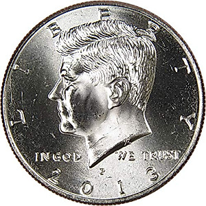 2013 P Kennedy Half Dollar BU Uncirculated Mint State 50c US Coin Collectible