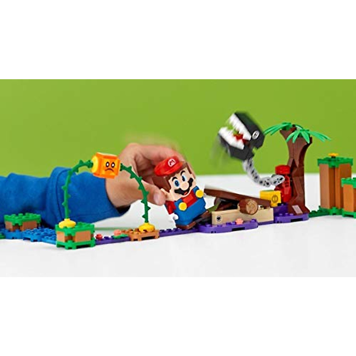 LEGO Super Mario Chain Chomp Jungle Encounter Expansion Set 71381 Building Kit; Collectible Toy for Creative Kids, New 2021 (160 Pieces)